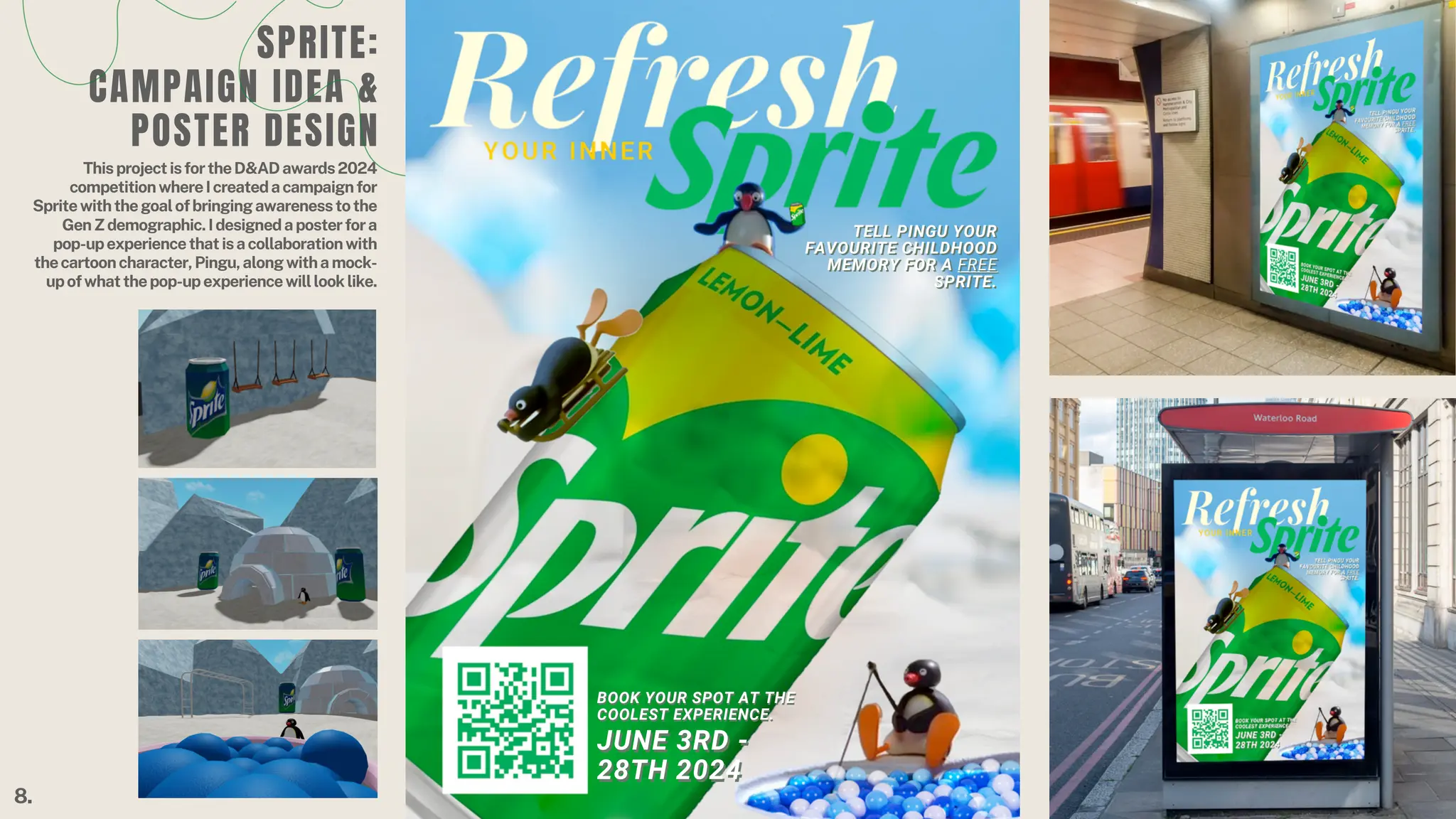 Digital Marketing Creative Portfolio - Xandra | PPT