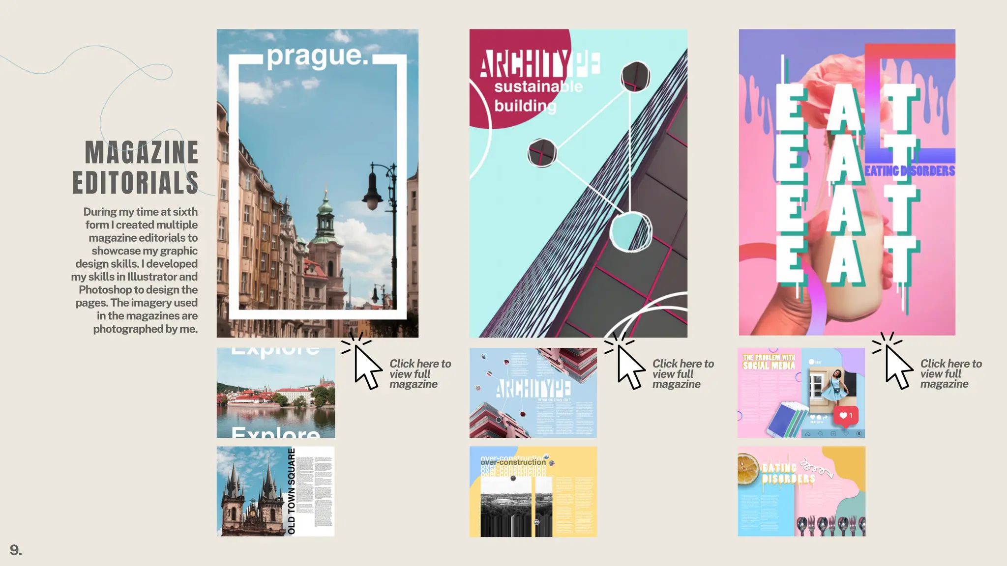 Digital Marketing Creative Portfolio - Xandra | PPT