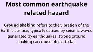 Geological Hazards and the different types | PPTX