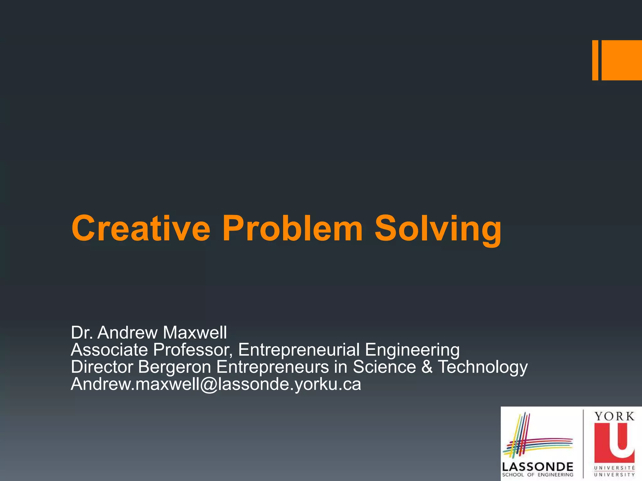 Creative problem solving | PPTX