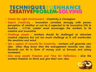 Creative problem solving | PPTX