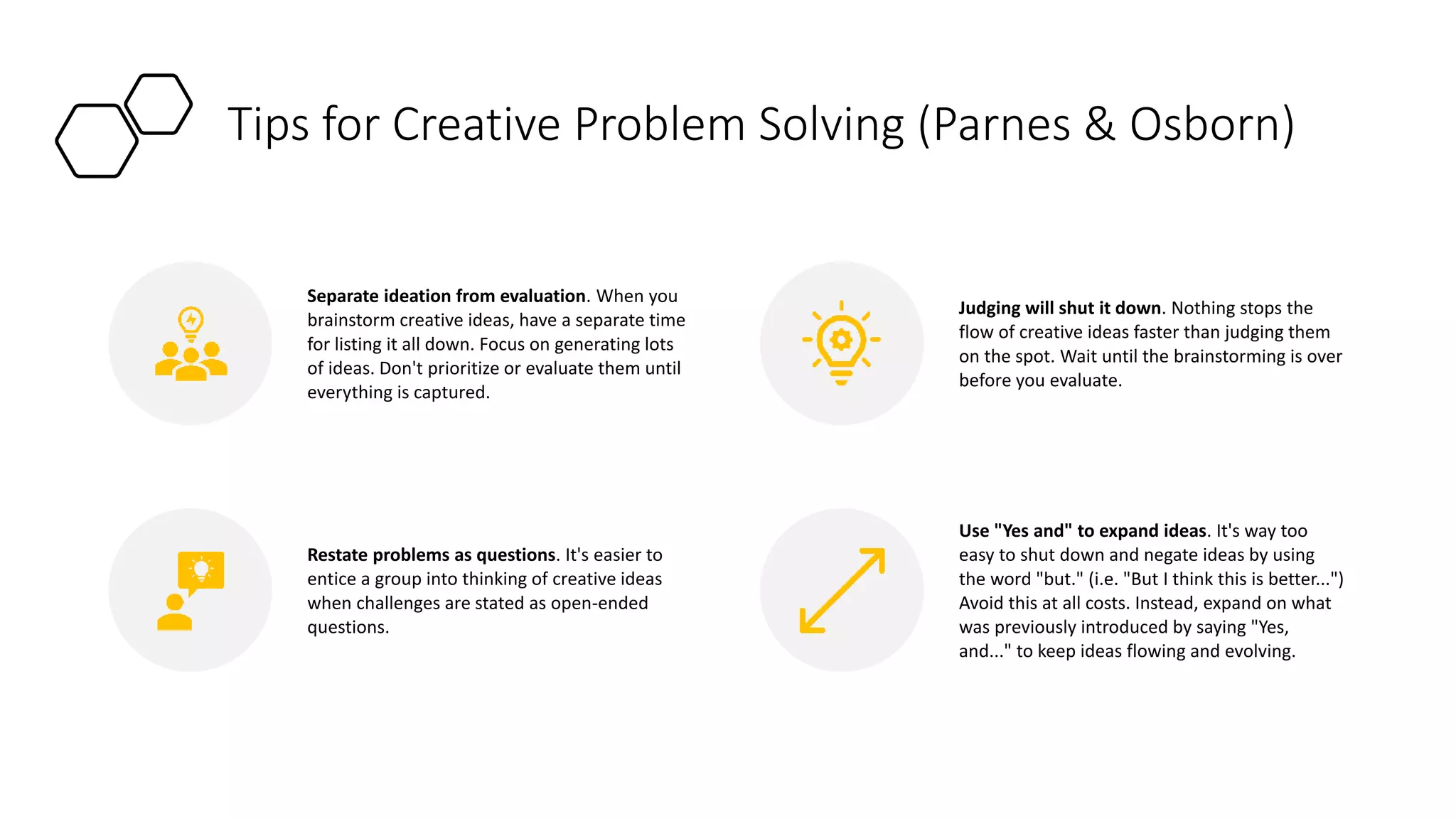 Creative problem solving | PPT