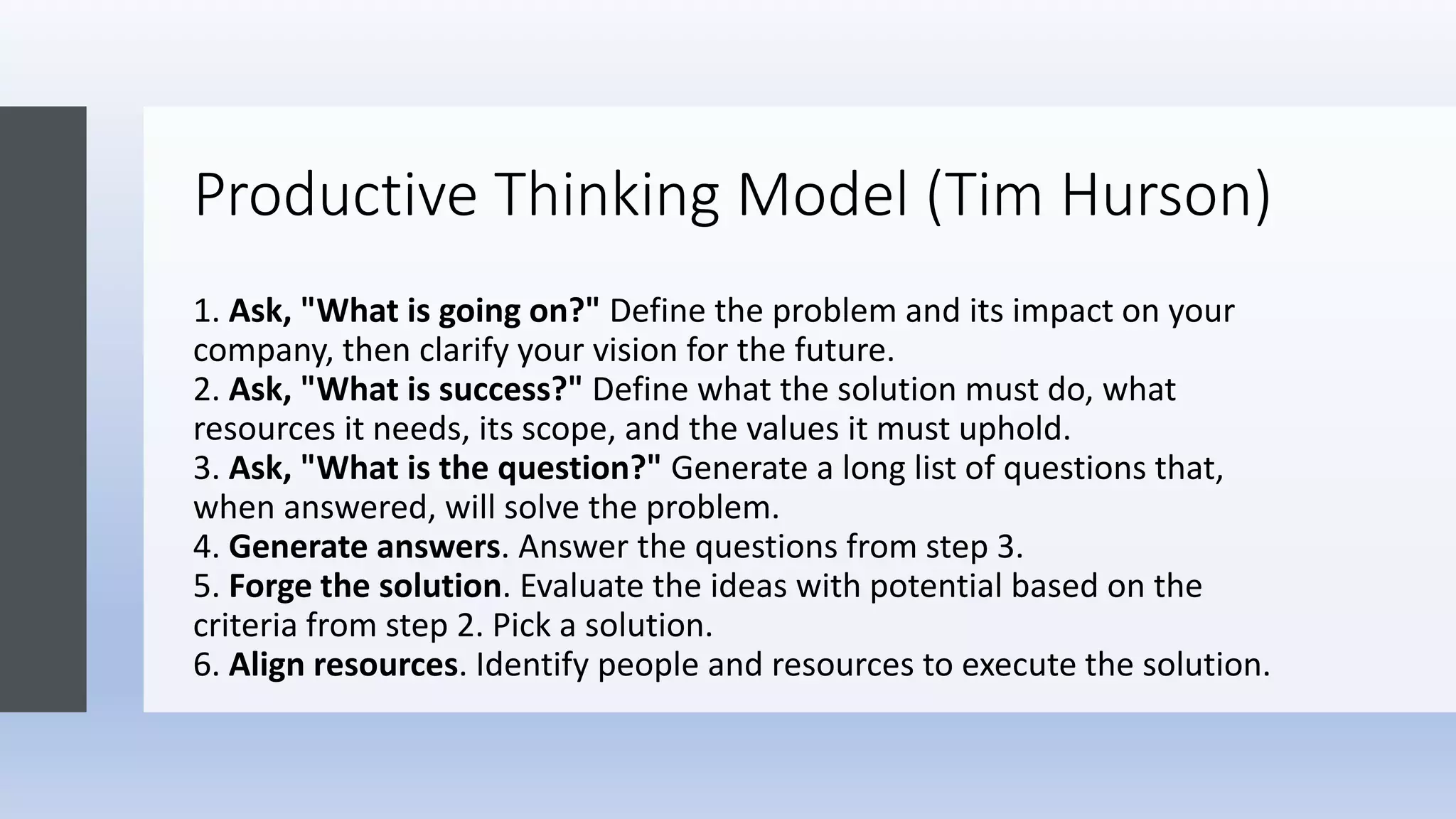 Creative problem solving | PPT