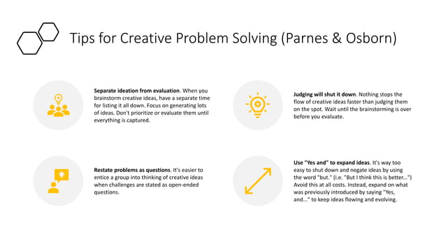 Creative problem solving | PPT