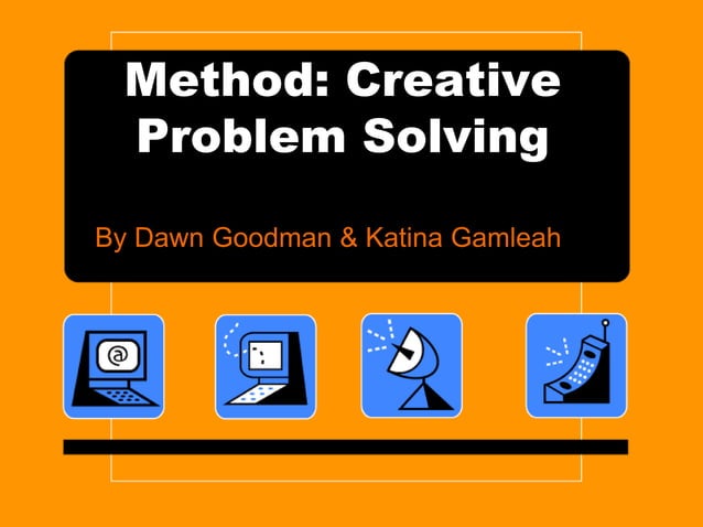 Creative problem solving underachievers | PPT