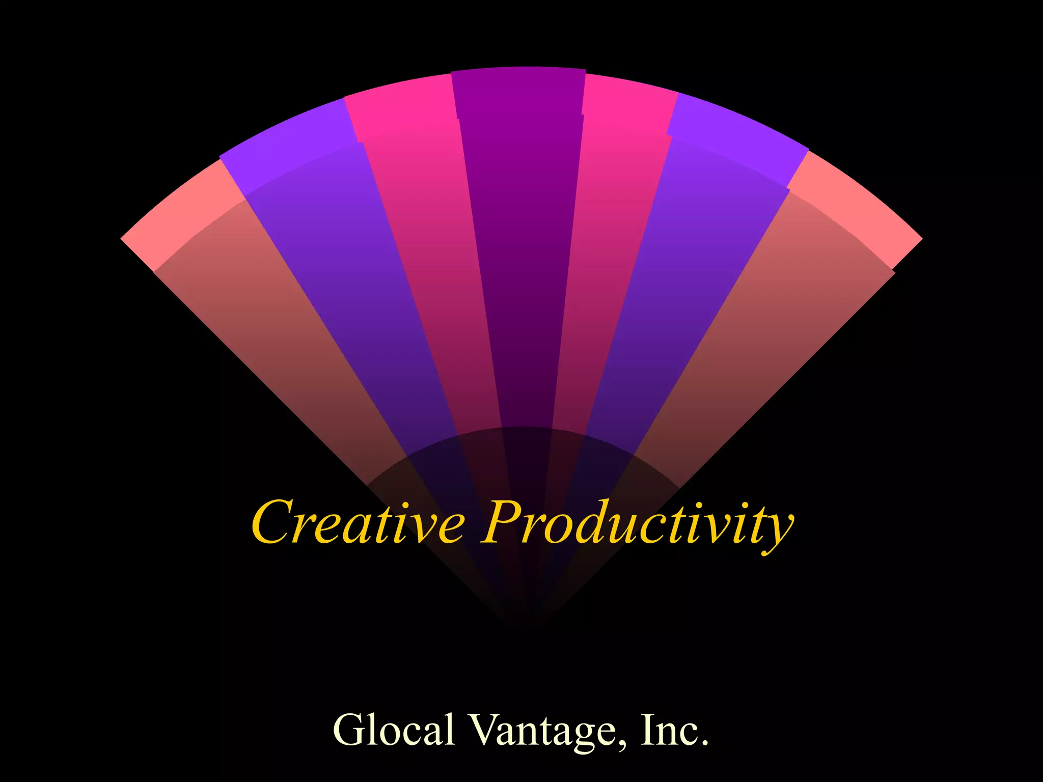 Creative Productivity | PPT