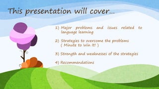 Creative project for psycholinguistics and language teaching (ss) | PPTX