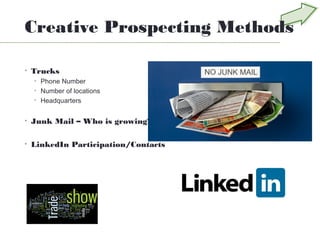 Creative Prospecting Methods - | PPT