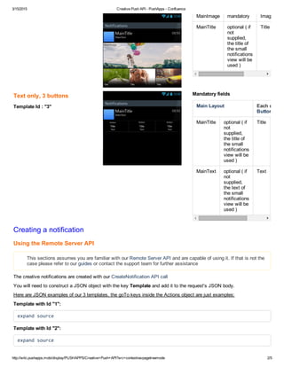 PushApps - Creative Push API | PDF