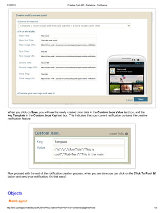PushApps - Creative Push API | PDF
