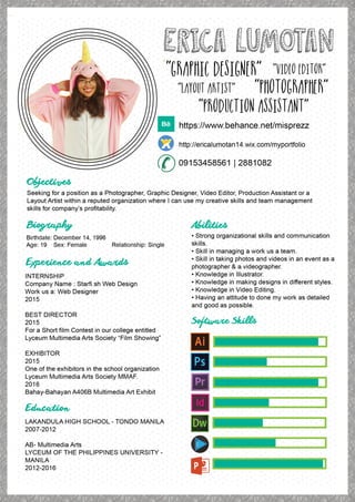 My Creative resume | PDF