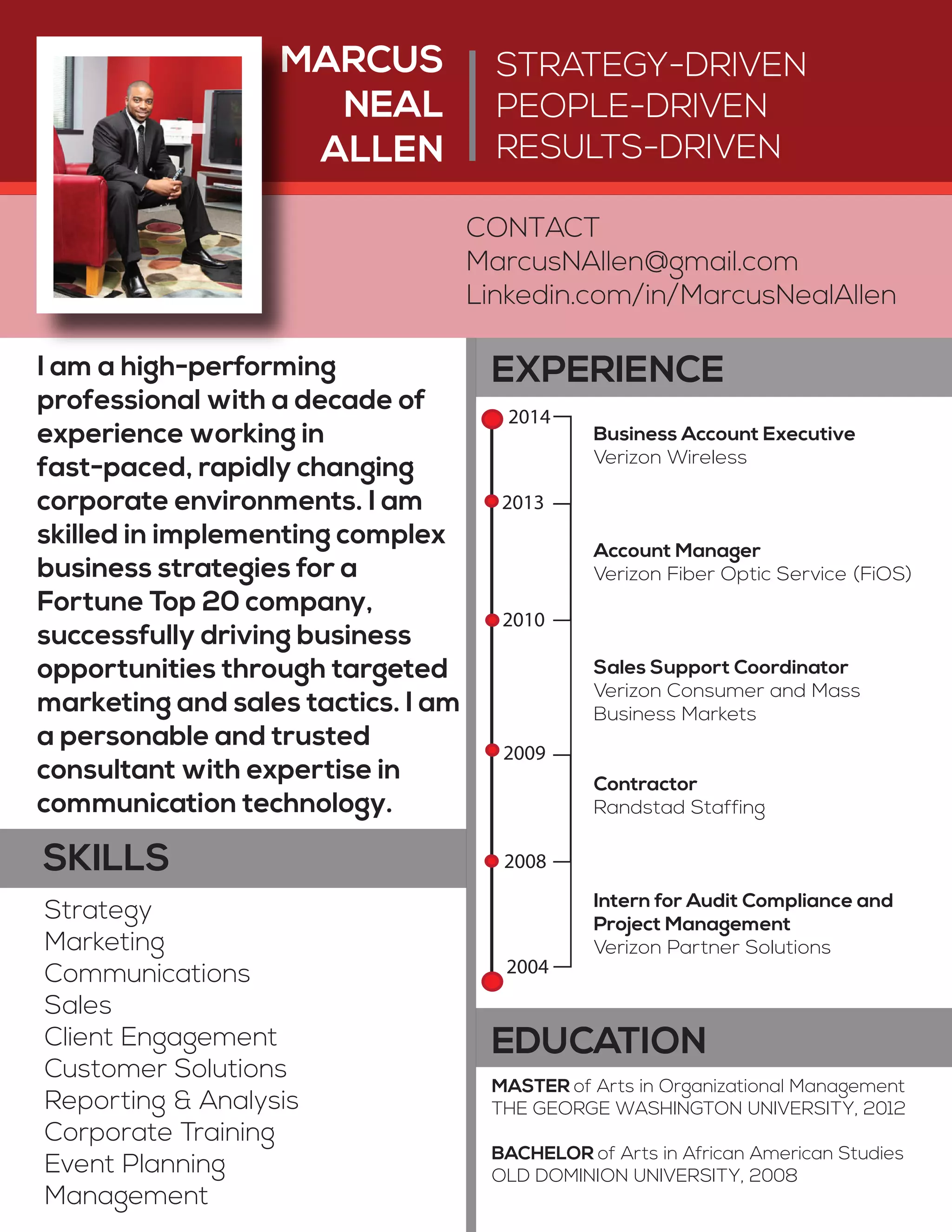 Marcus Allen - Marketing Resume 2 | PDF | Marketing and Advertising | Business