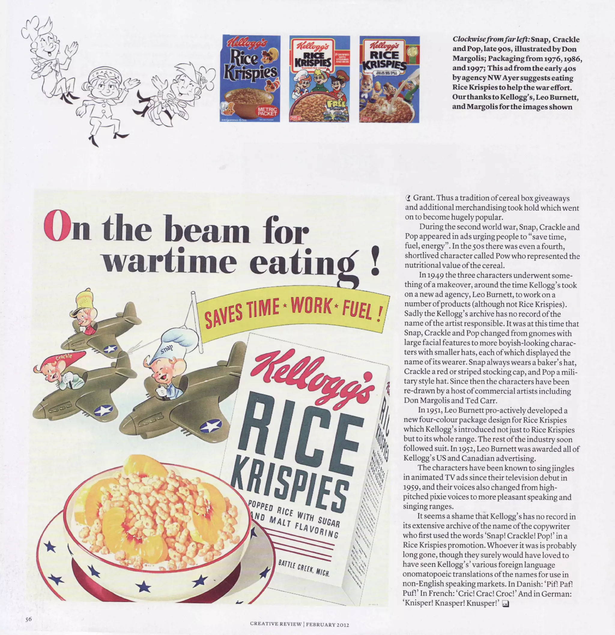 Creative Review: Snap, Crackle, Pop-Top 20 slogan of all time | PDF