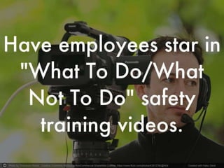 Creative Safety Training Ideas | PPT