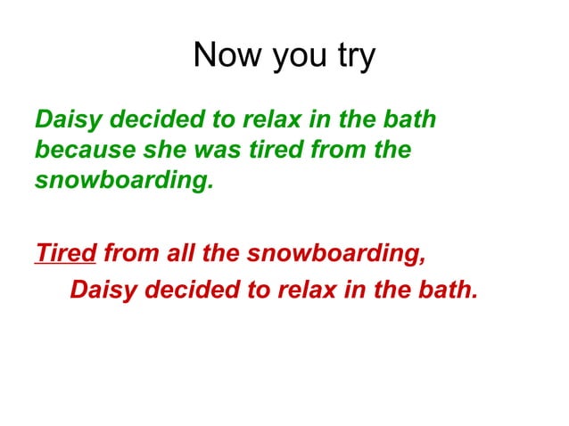 Creative sentence starters | PPT