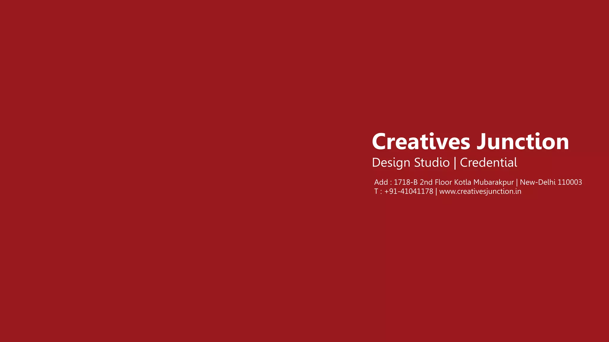 Creatives Junction Design Studio | PDF