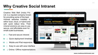 Creative social intranet ppt ver 5 | PPTX
