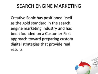 Creative sonic ppt | PPT