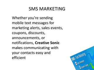Creative sonic ppt | PPT