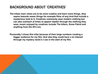 Creatives – Social Group Representation | PPT