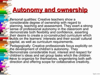 Creative teacher | PPT