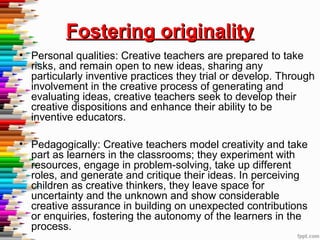 Creative teacher | PPT