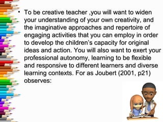 Creative teacher | PPT