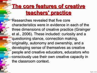 Creative teacher | PPT