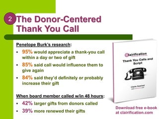 Creative Thank Yous - Boost Donations with an Attitude of Gratitude | PDF
