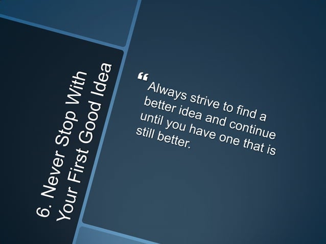 Creative Thinking | PPTX