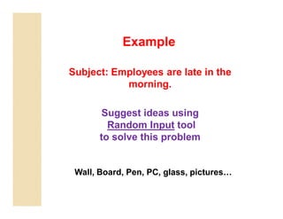 Creative thinking | PDF