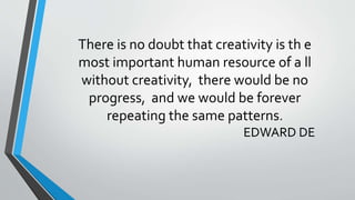 Creative thinking | PPTX