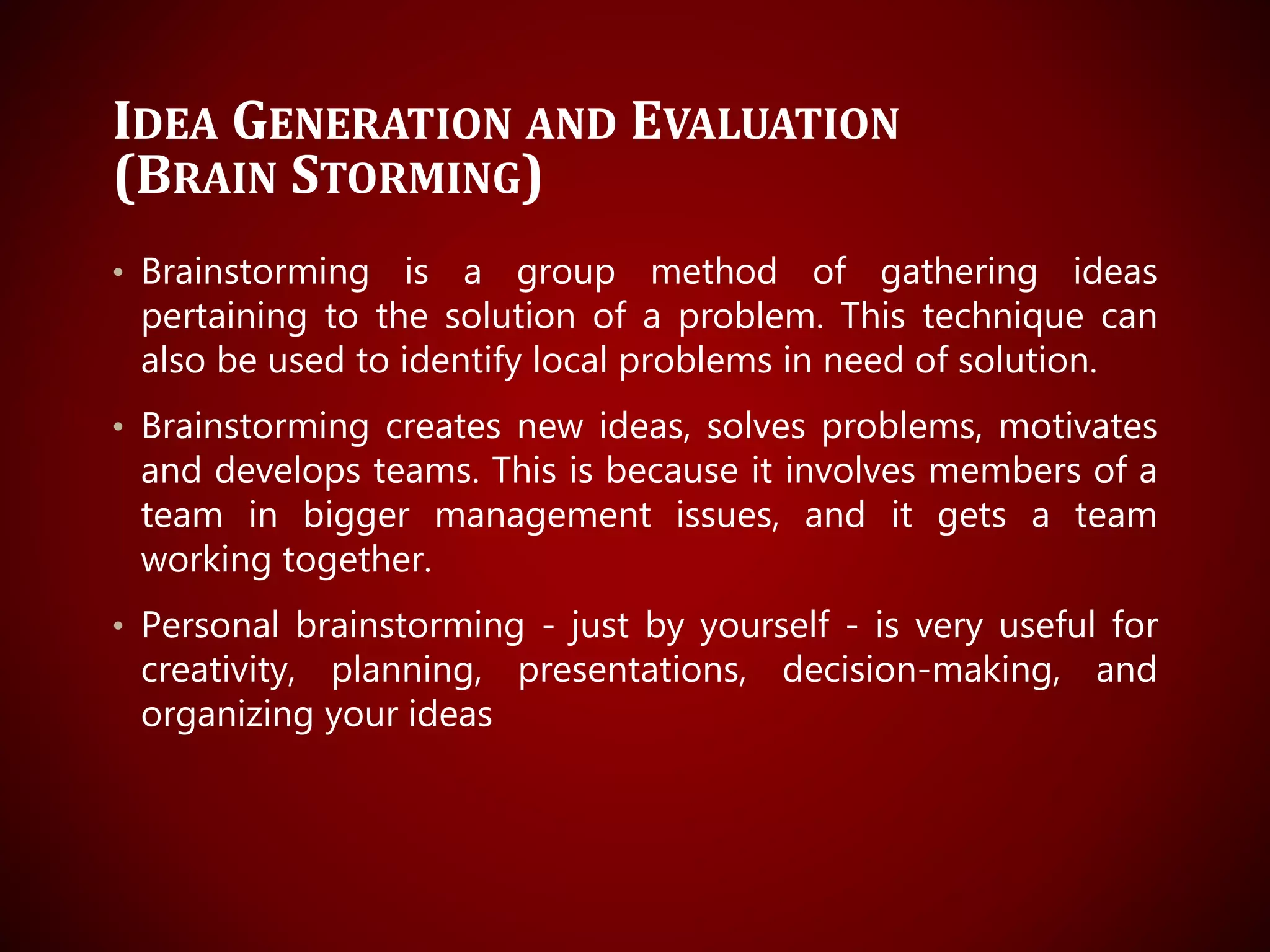 Creative Thinking (Convergent and Divergent thinking) | PPTX