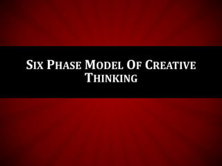 Creative Thinking (Convergent and Divergent thinking) | PPTX