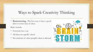 Creative thinking | PPT