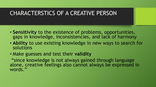 Creative thinking | PPT