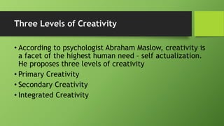 Creative thinking | PPT