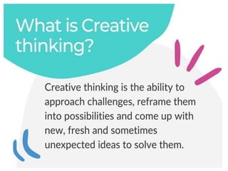 Creative thinking | PPT