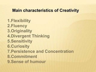 Creative Thinking | PPTX