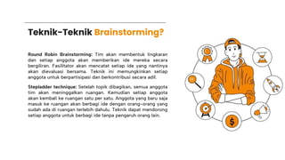 Creative Thinking 4_Teknik Brainstorming dalam Creative Thinking.pptx