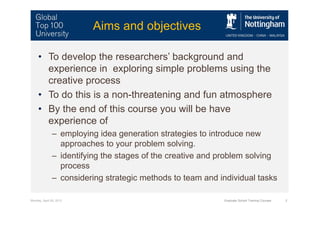 Creative thinking and problem solving | PDF