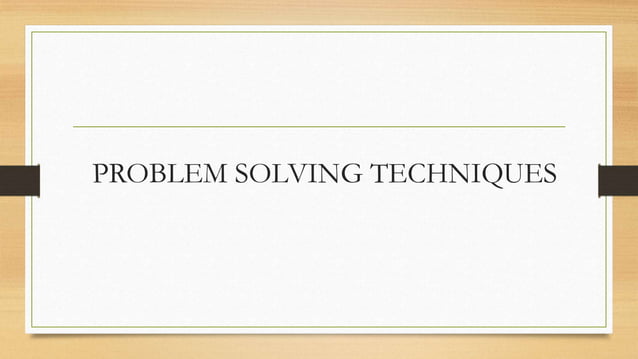 CREATIVE THINKING AND PROBLEM SOLVING.pptx | Home Improvement | Home ...