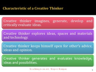 Creative thinking characteristics tips and techniques to become a ...