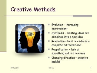 Creative Thinking | PPT