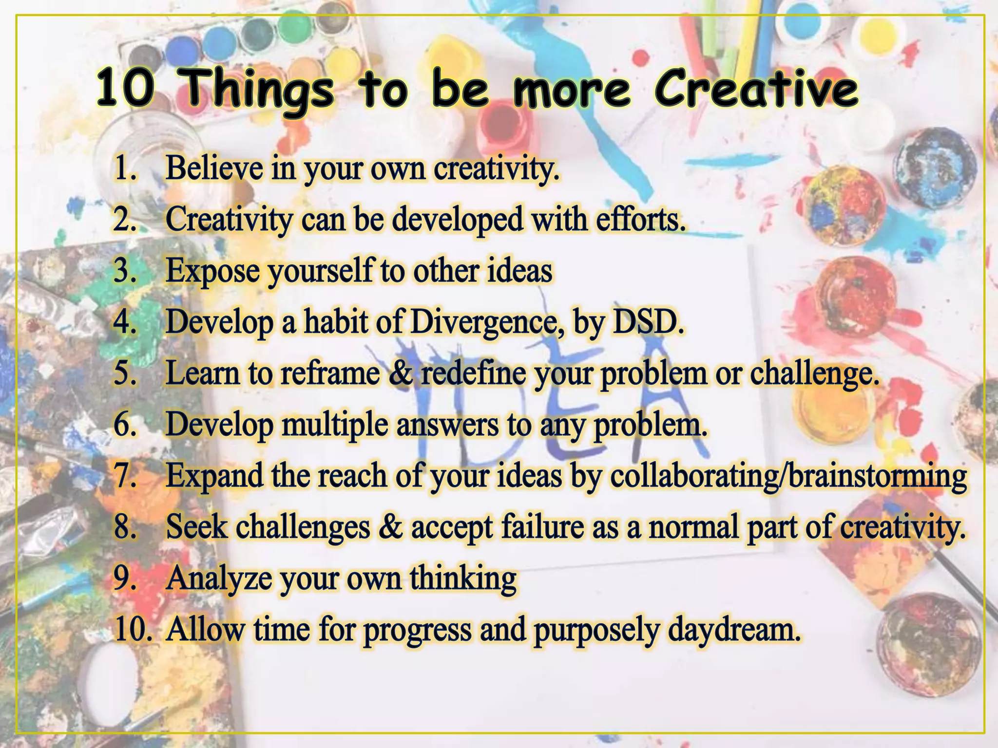 Creative Thinking | PPT