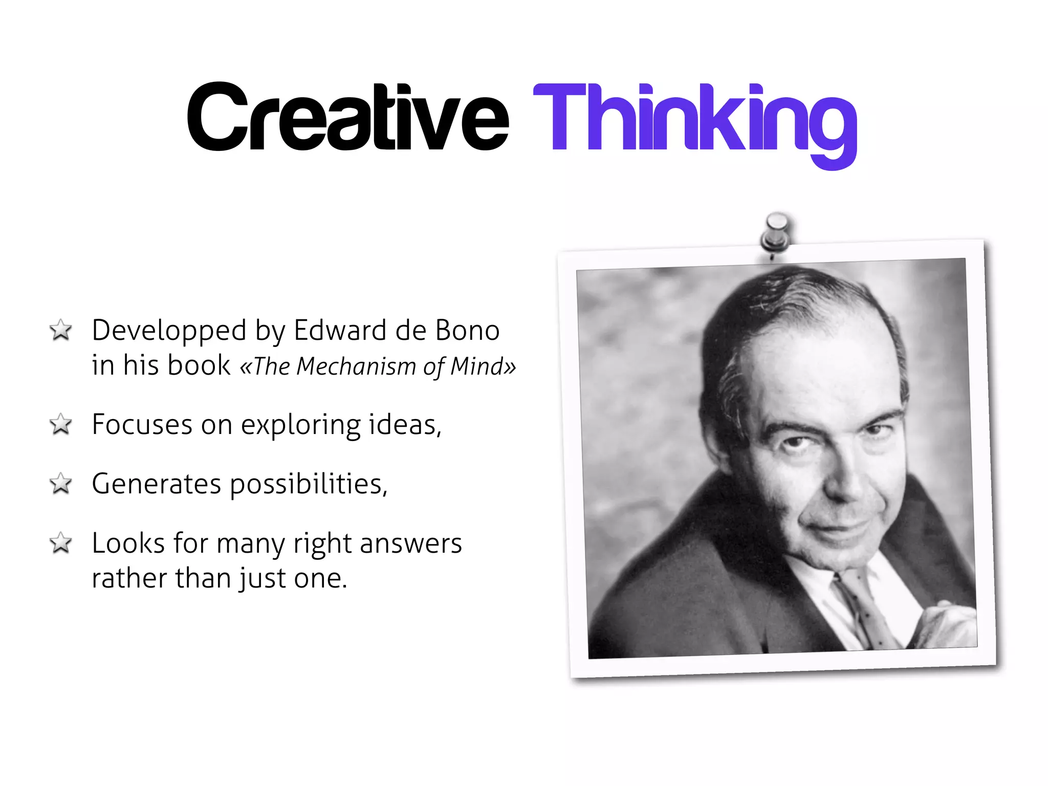 Creative Thinking Presentation | PDF