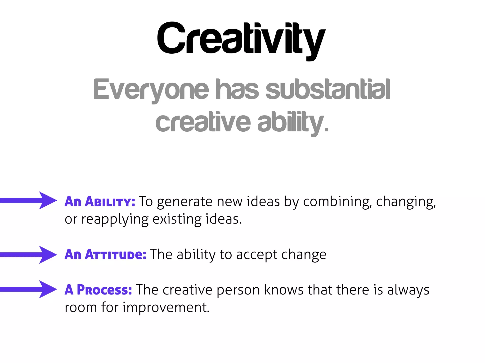 Creative Thinking Presentation | PDF