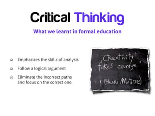Creative Thinking Presentation | PDF