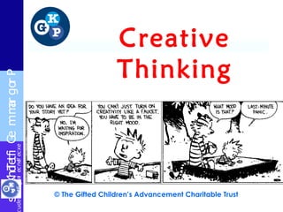 Creative thinking workshop | PPT