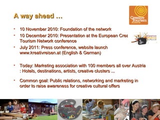 Creative Tourism Austria Presentation Creative Tourism Forum Thailand | PPT